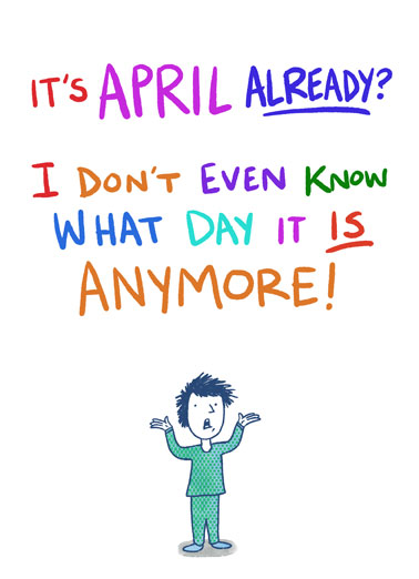 April Birthday Cards, Funny Cards - Free postage included