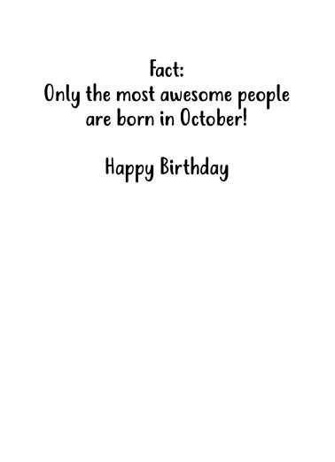 October Birthday Cards | October Birthdays Free Postage