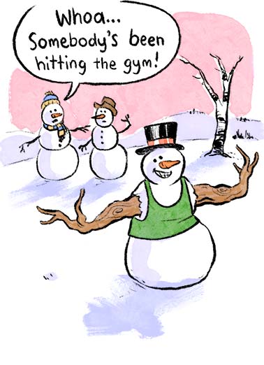 Christmas Cards Cartoons, Funny Cards - Free postage included